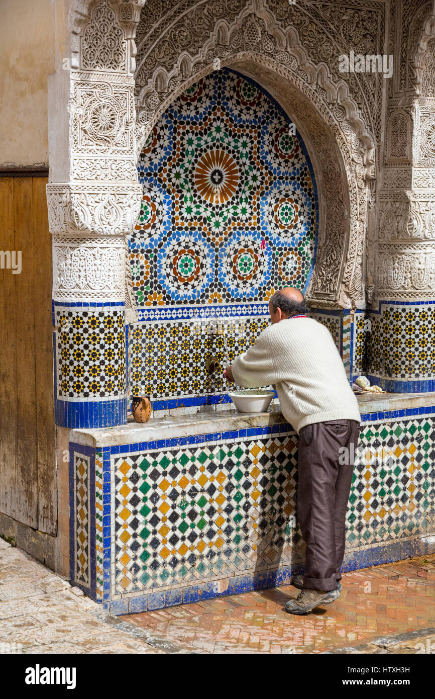 Nejjarine water fountain fez hi-res stock photography and images - Alamy