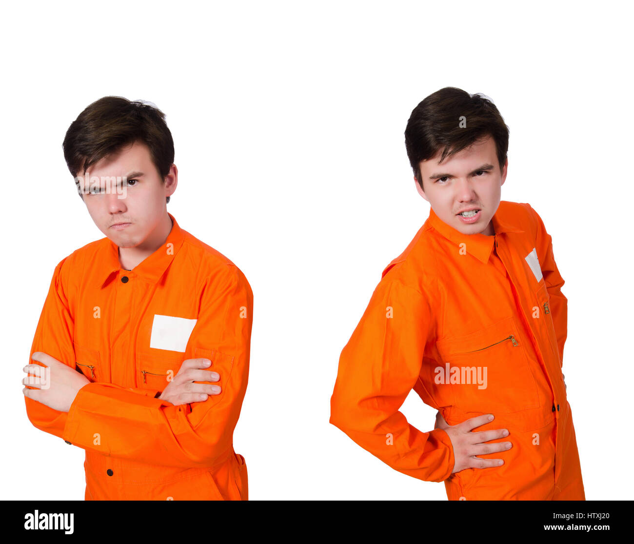 Funny prison inmate in concept Stock Photo - Alamy