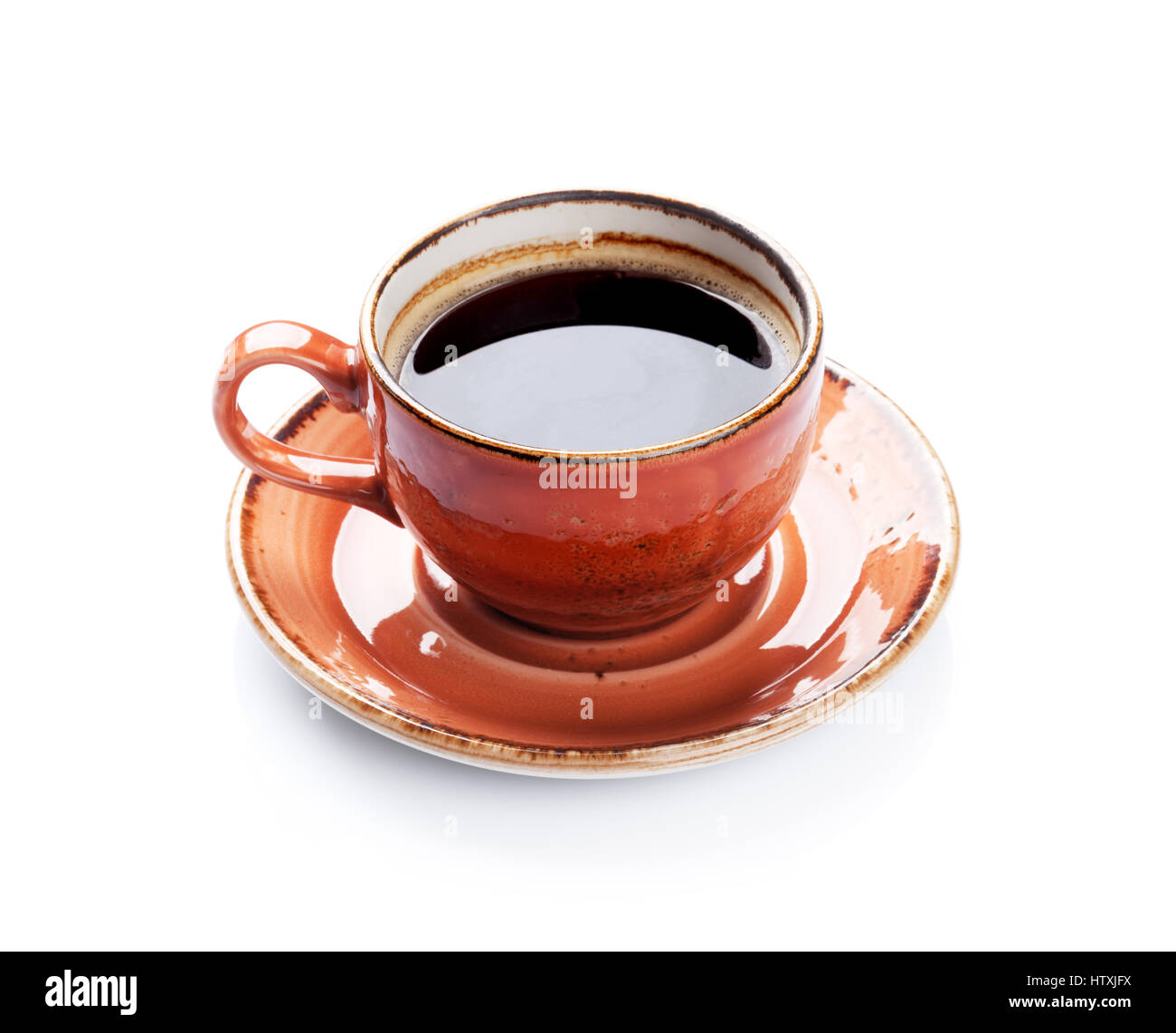 Coffee cup. Isolated on white background Stock Photo - Alamy
