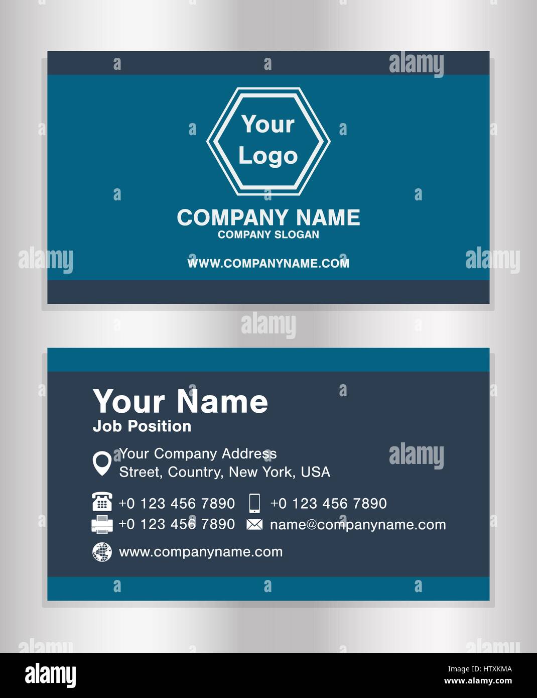 Business name card Stock Vector Images - Alamy