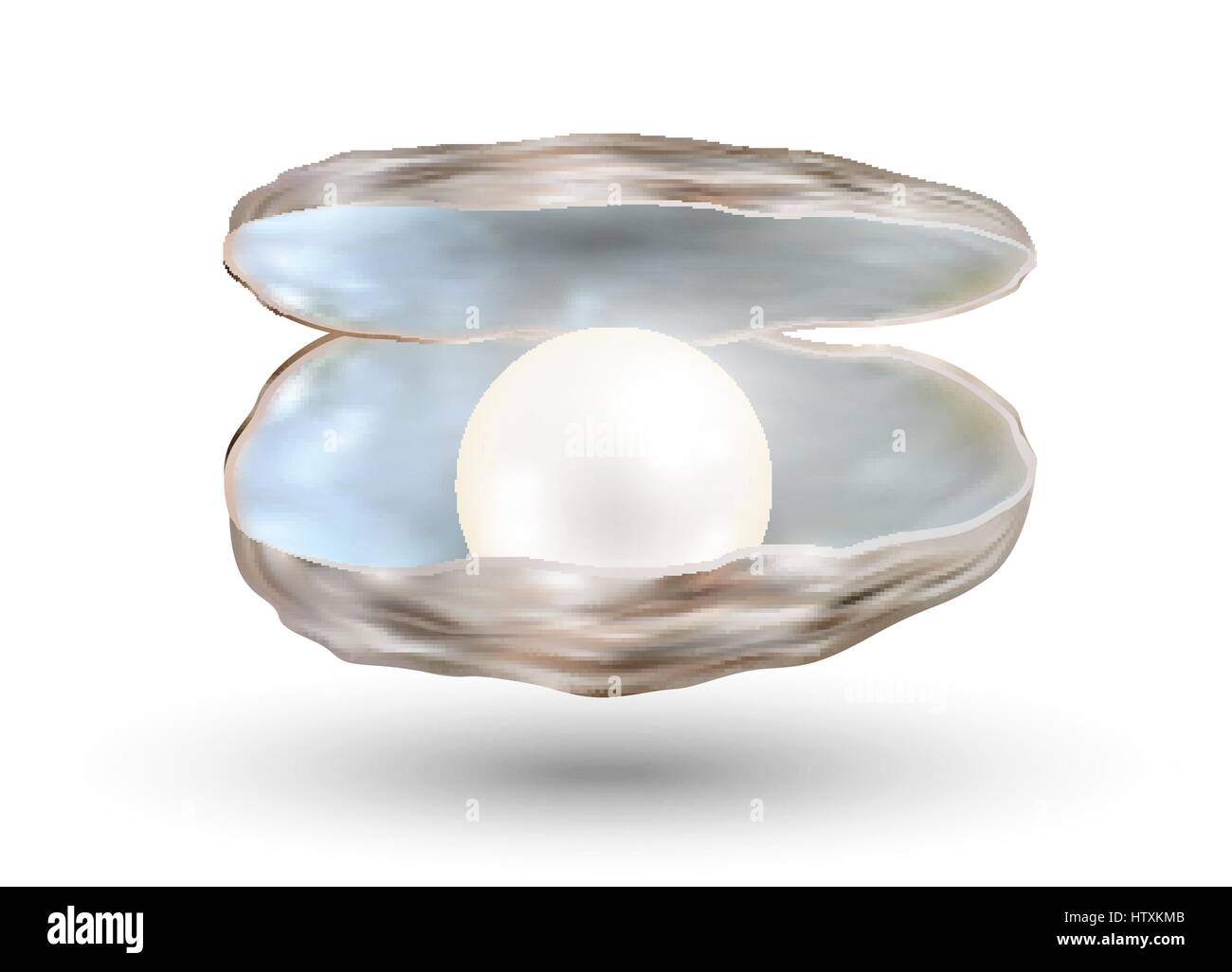 Pearl in shell icon Cut Out Stock Images & Pictures - Alamy