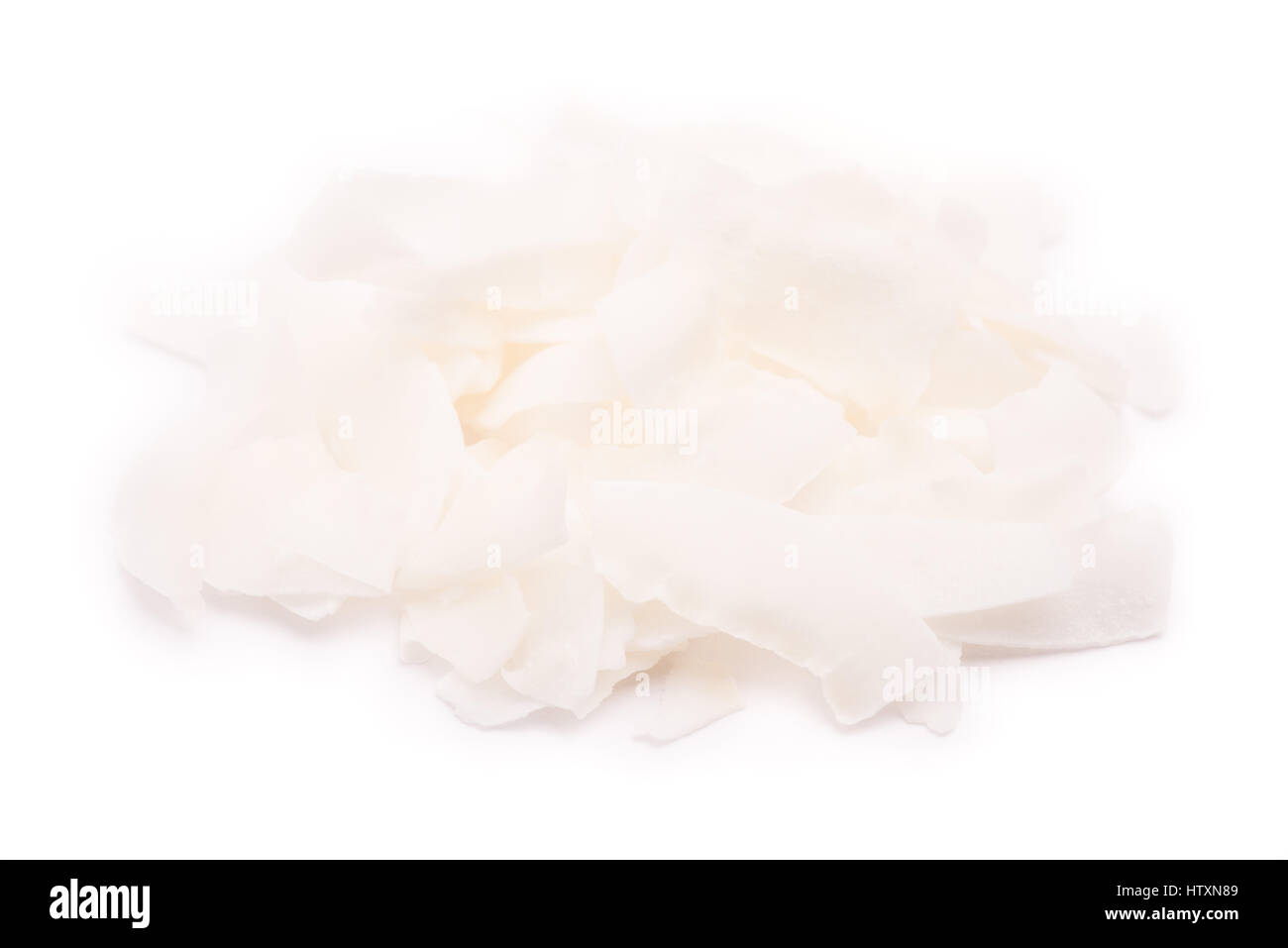 Dried coco fruit on a white background Stock Photo - Alamy