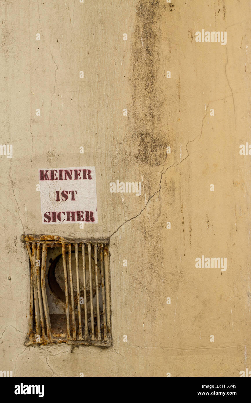 Graffiti art and stencil pieces are dotted among the urban suburbs of ...