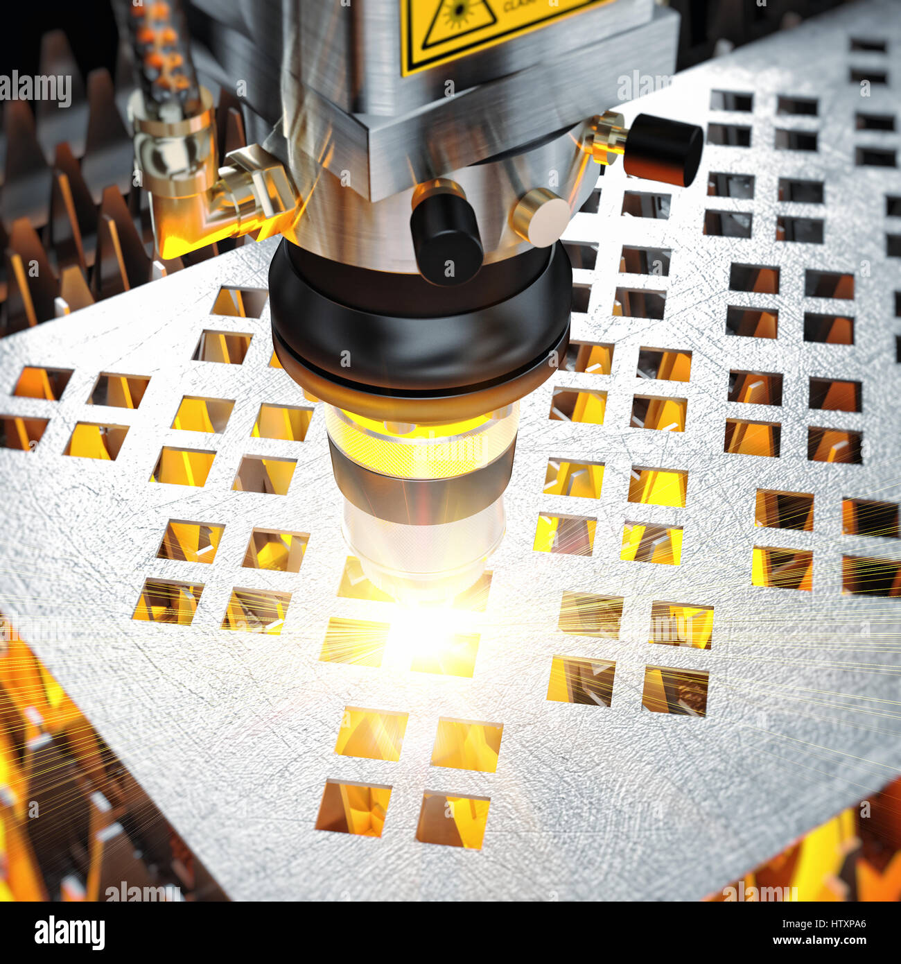 Laser Cutting Machine 3d Rendering High Resolution Stock Photography ...