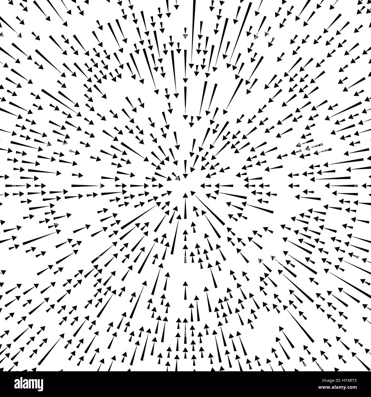 Radial lines element. Abstract radiating irregular lines Stock Vector ...