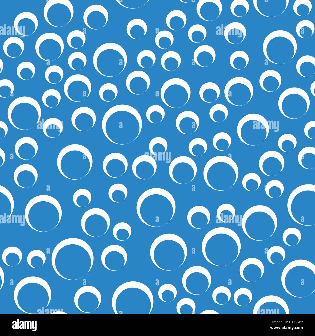 Random bubbles seamless pattern - Contour circles repeatable texture ...