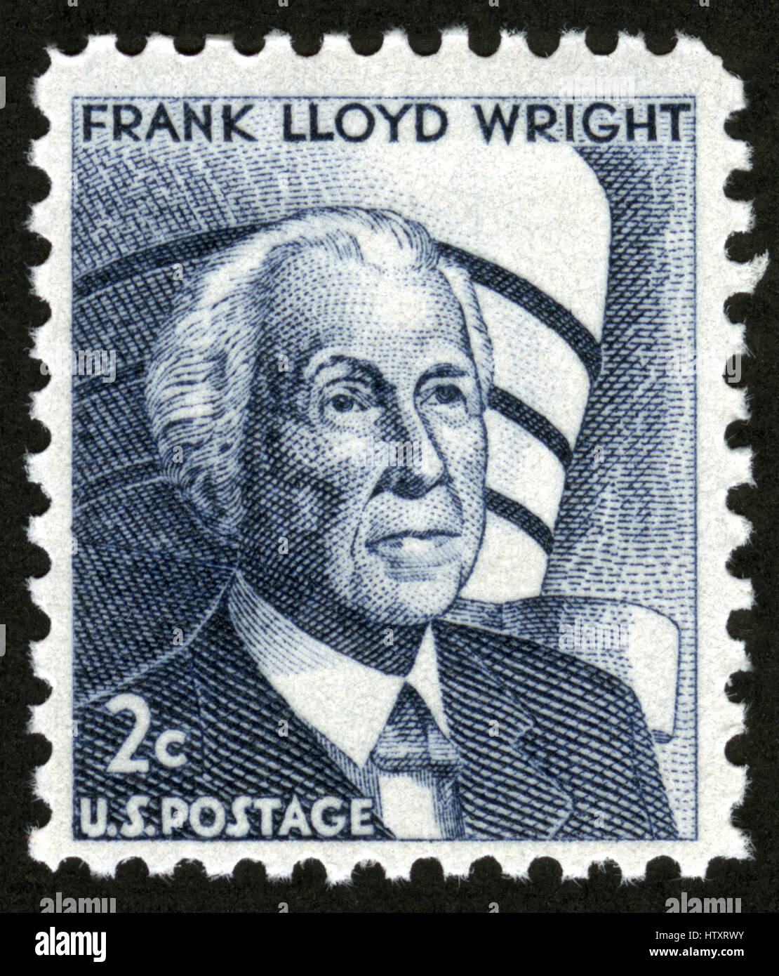 Us Postage Stamp Frank Lloyd High Resolution Stock Photography and ...