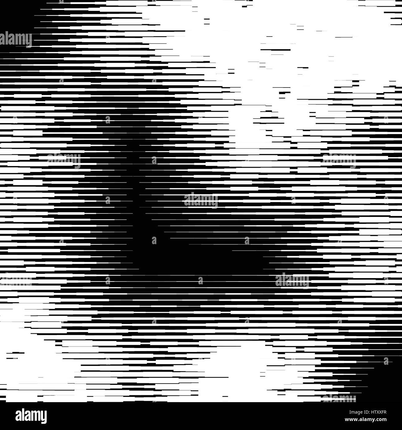 Random lines, stripes texture. Glitch, interference, malfunction ...