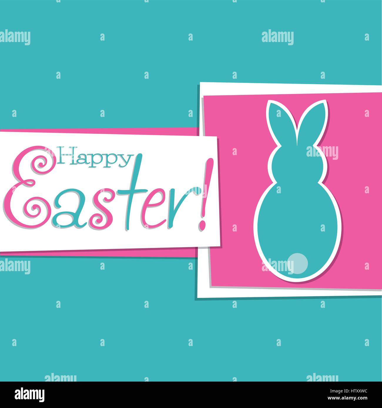 Funky Easter bunny card in vector format Stock Vector Image & Art - Alamy