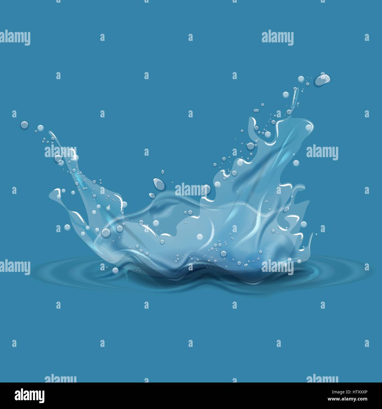 Vector Illustrated Water splash for your advertisement background ...