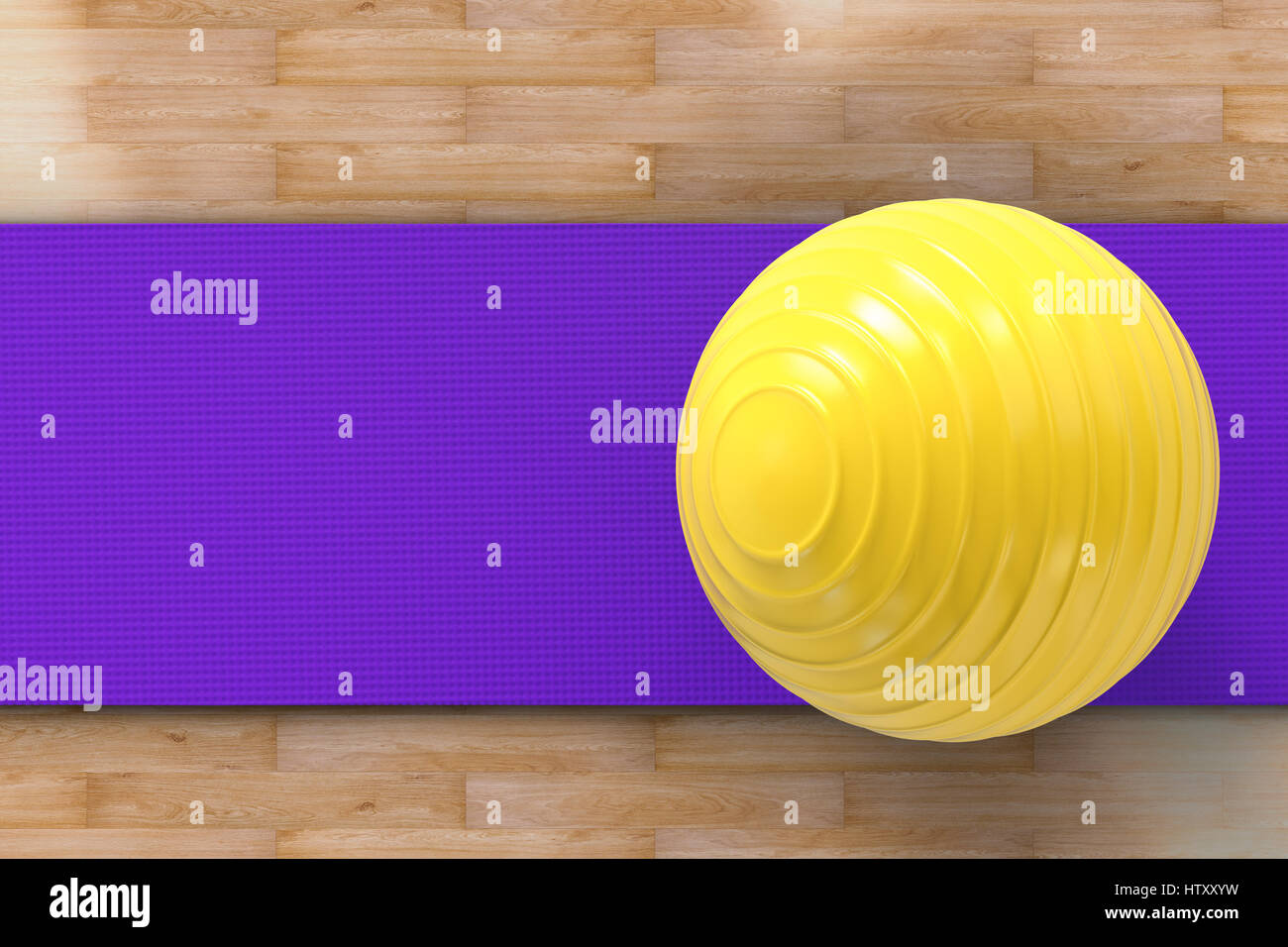 Yoga ball top view hi-res stock photography and images - Alamy