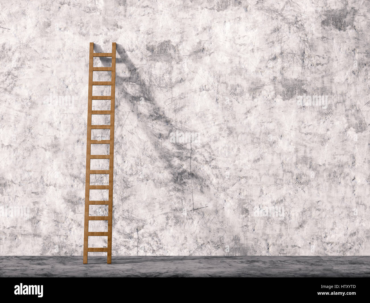 Ladder Leaning On Wall High Resolution Stock Photography and Images - Alamy