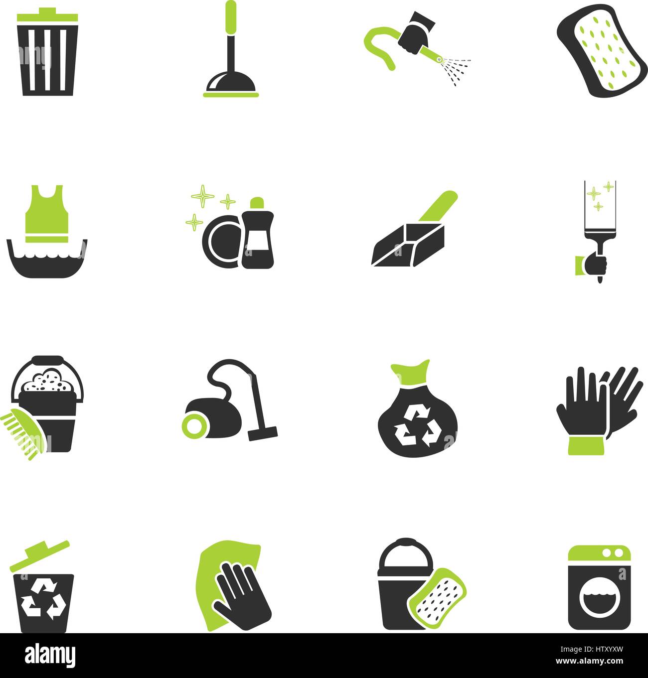 cleaning web icons for user interface design Stock Vector Image & Art ...