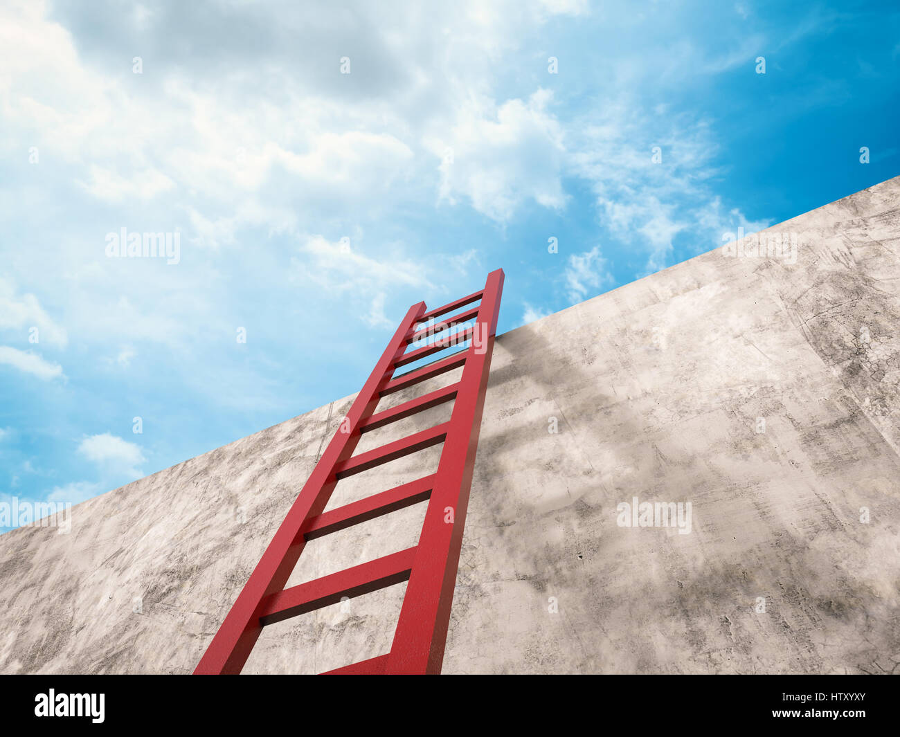 Ladder Leaning On Wall High Resolution Stock Photography and Images - Alamy