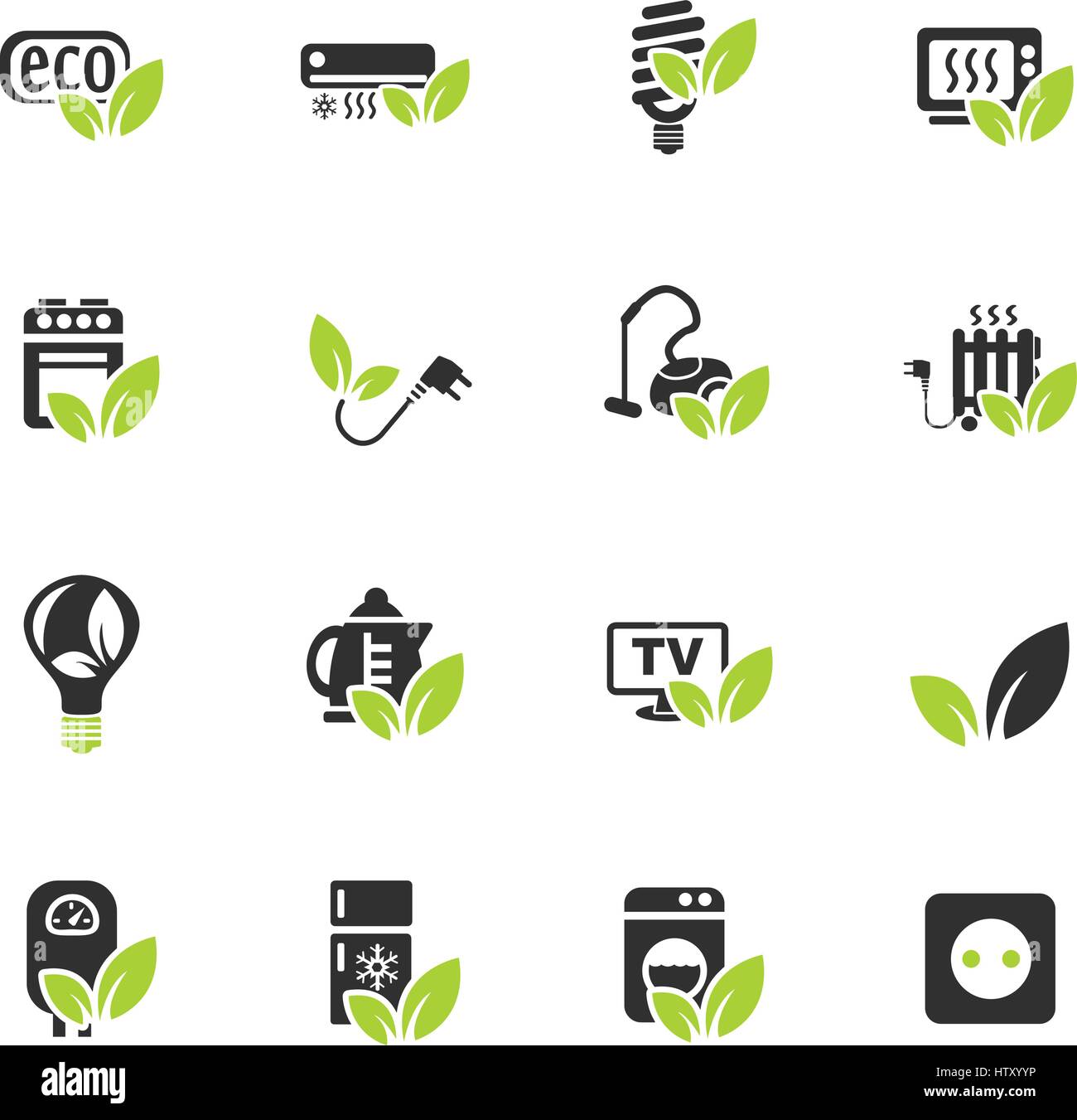 eco web icons for user interface design Stock Vector Image & Art - Alamy