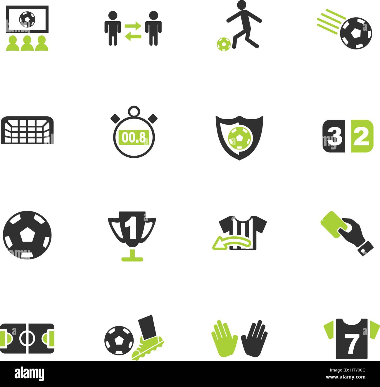 football web icons for user interface design Stock Vector Image & Art ...