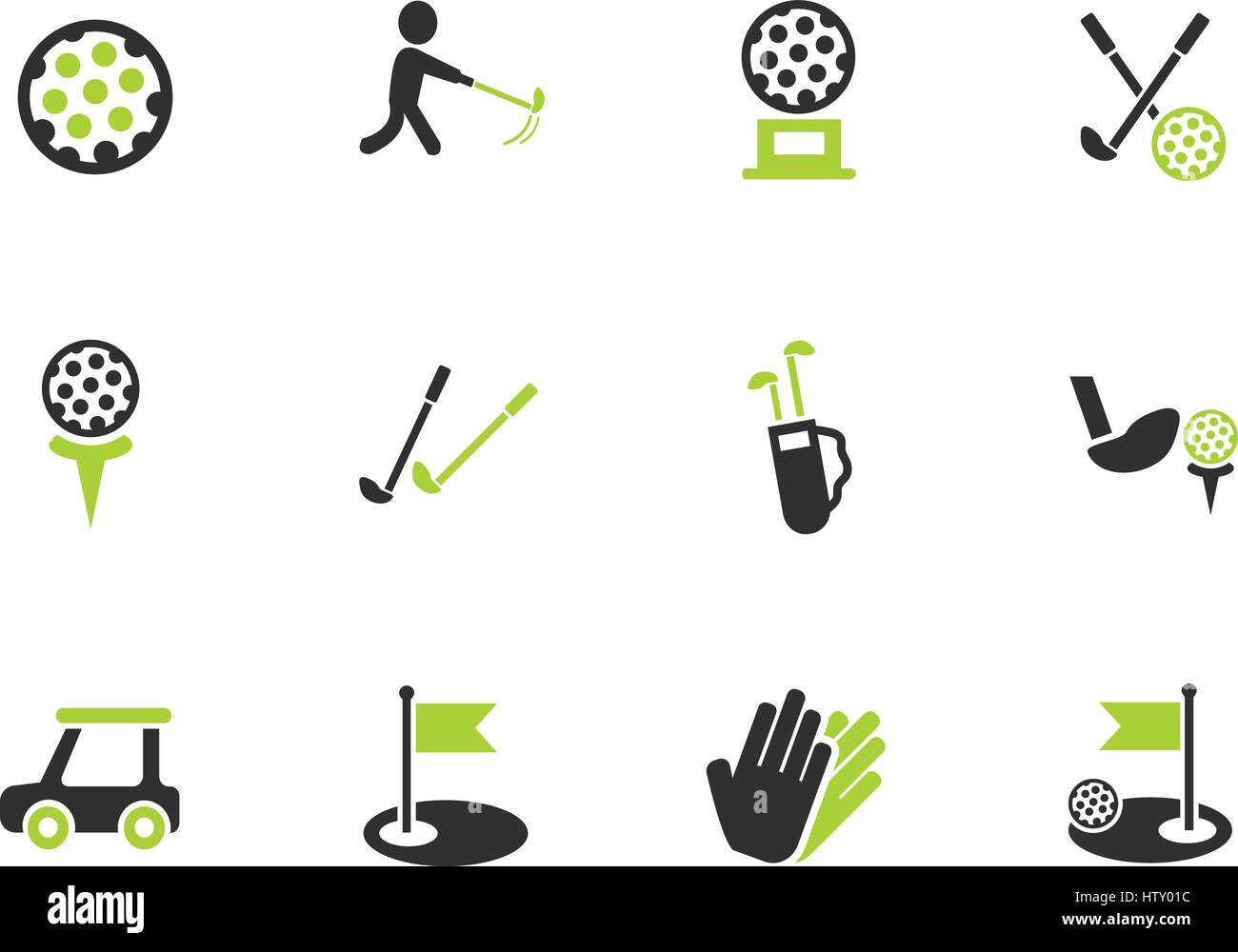 golf web icons for user interface design Stock Vector Image & Art - Alamy