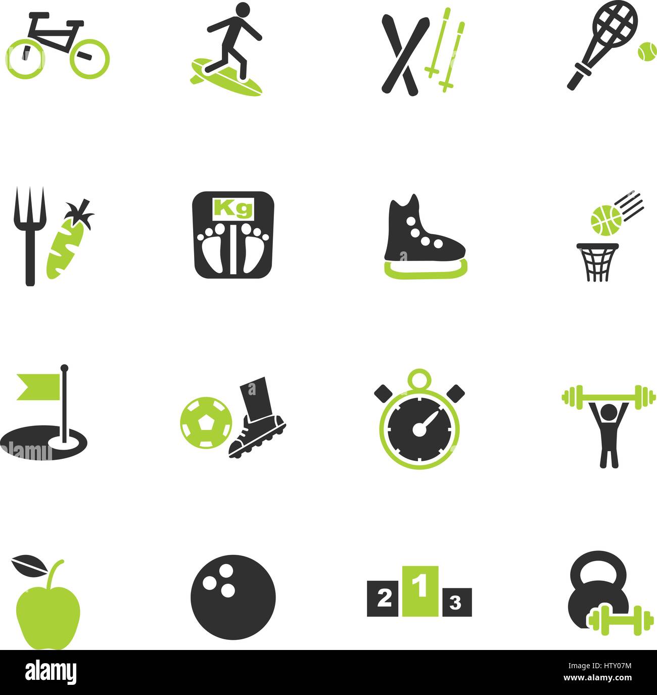 sport web icons for user interface design Stock Vector Image & Art - Alamy