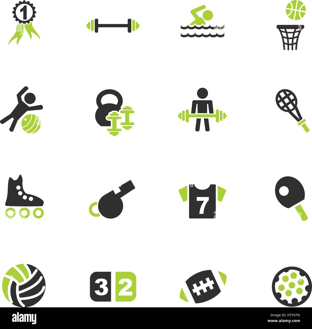 sport web icons for user interface design Stock Vector Image & Art - Alamy