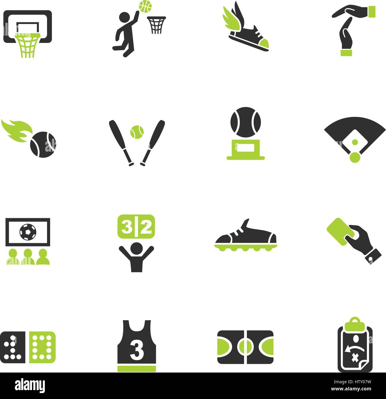 sport web icons for user interface design Stock Vector Image & Art - Alamy