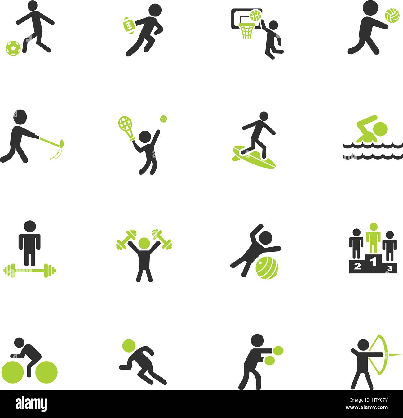 sport web icons for user interface design Stock Vector Image & Art - Alamy