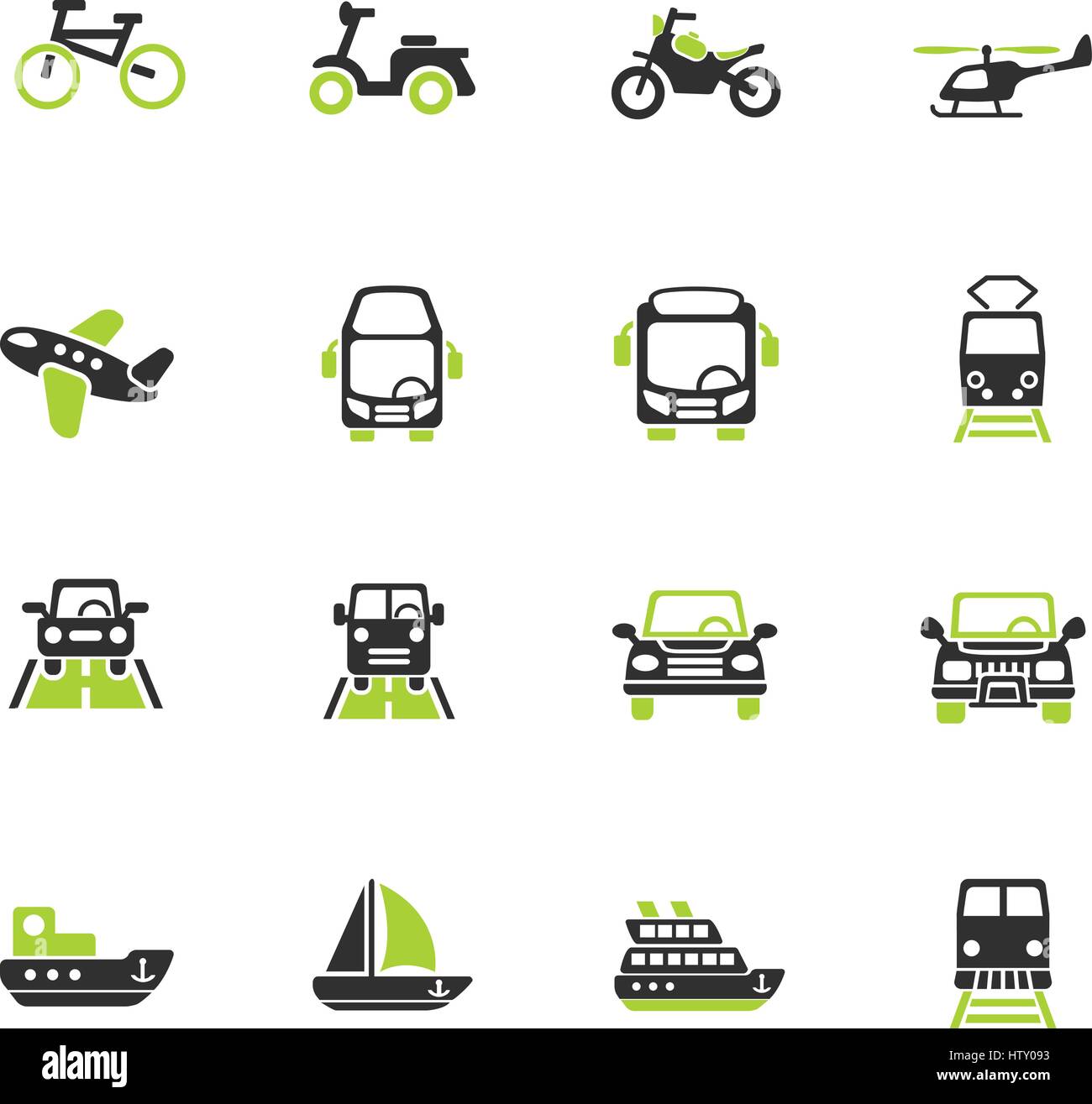 transport web icons for user interface design Stock Vector Image & Art ...