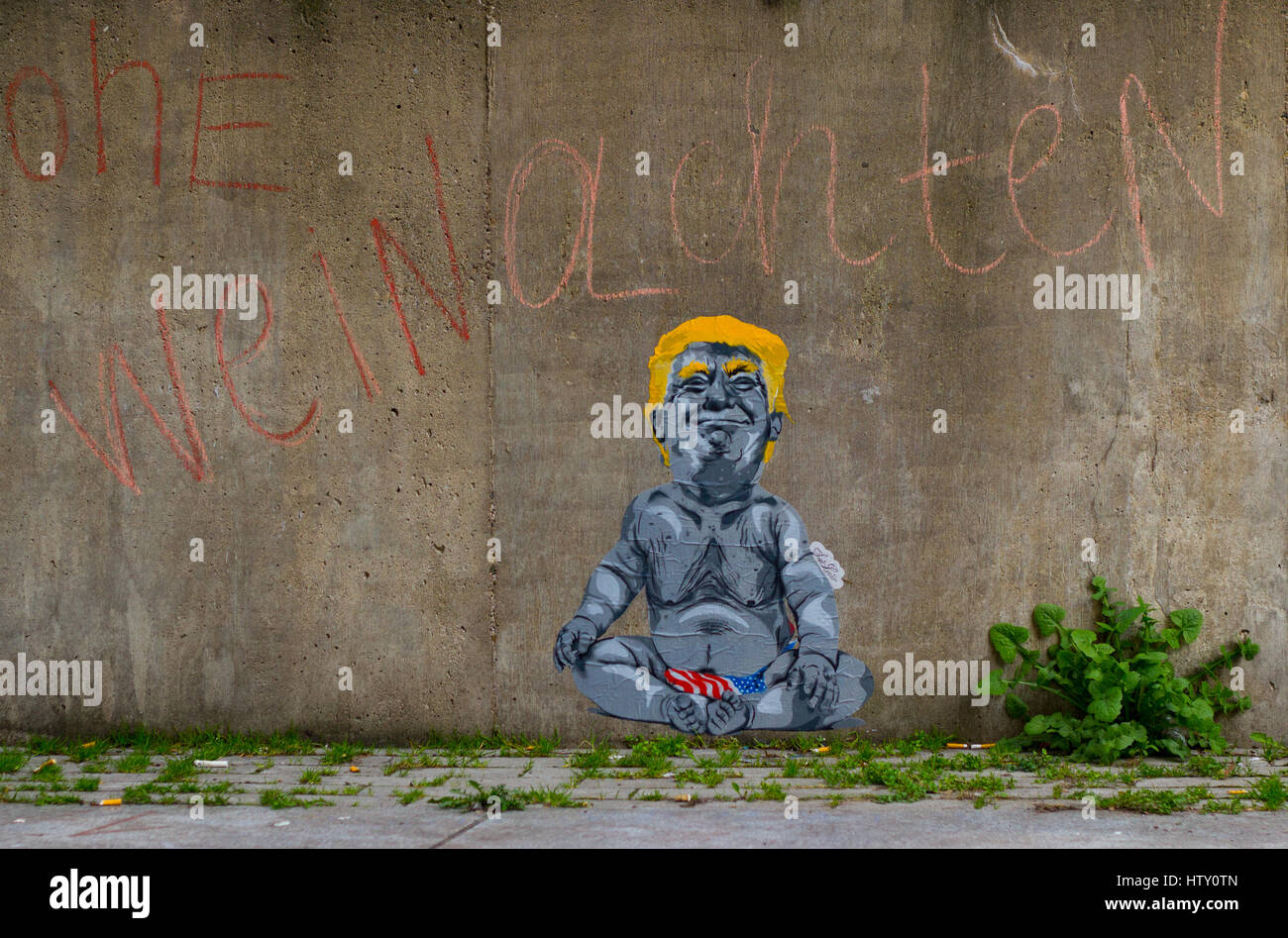 Graffiti art and stencil pieces are dotted among the urban suburbs of ...