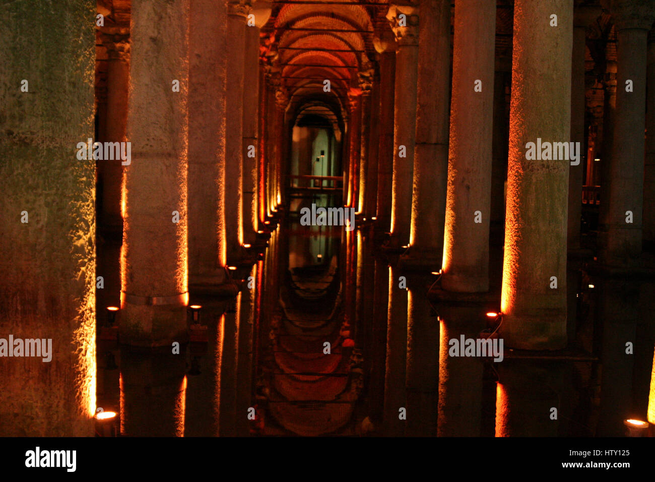 Basilica Cistern (Turkish: Yerebatan Sarnıcı – "Cistern Sinking Into ...