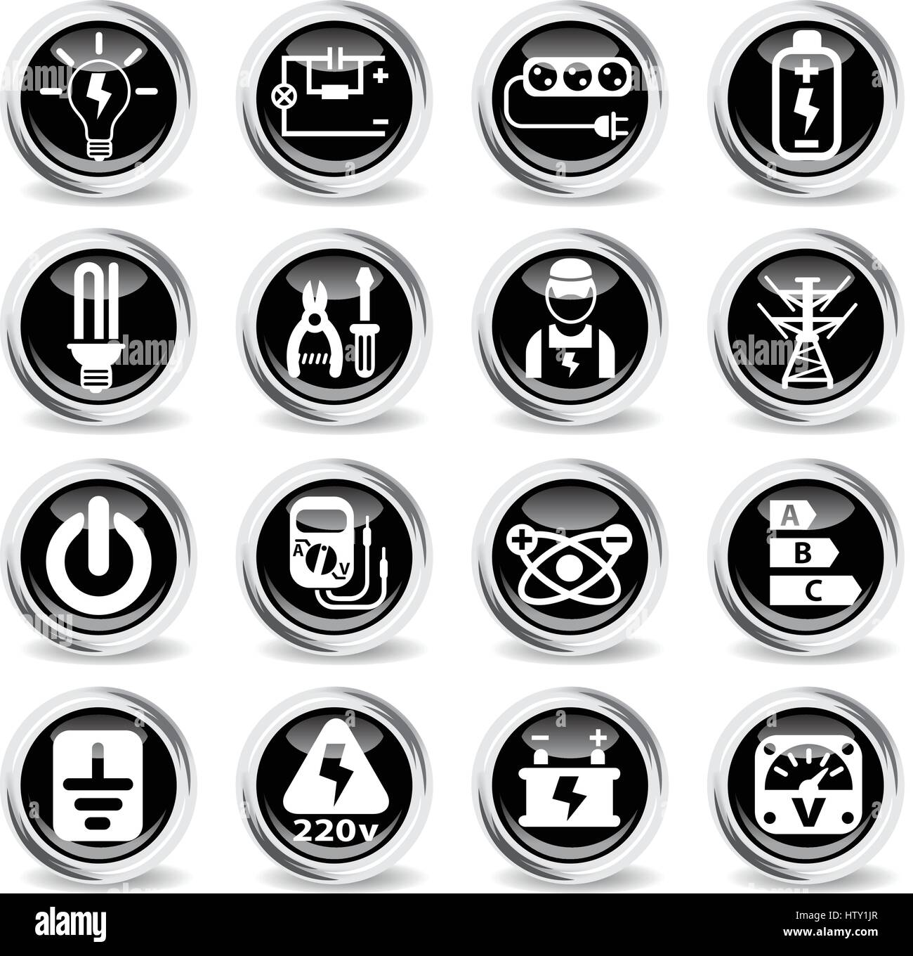 Phases of electricity Cut Out Stock Images & Pictures - Alamy