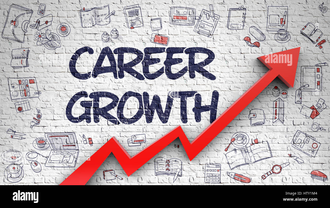 Career growth job work achievement hi-res stock photography and images ...