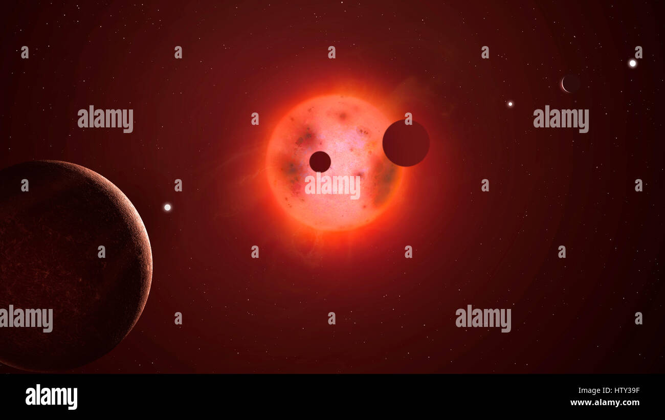 Trappist-1 is a red-dwarf star – the most common variety – located some ...