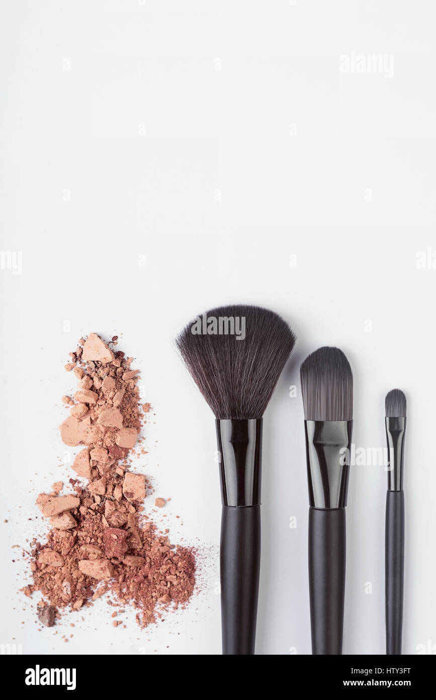 Make-up cosmetics isolated on white background Make-up cosmetics ...