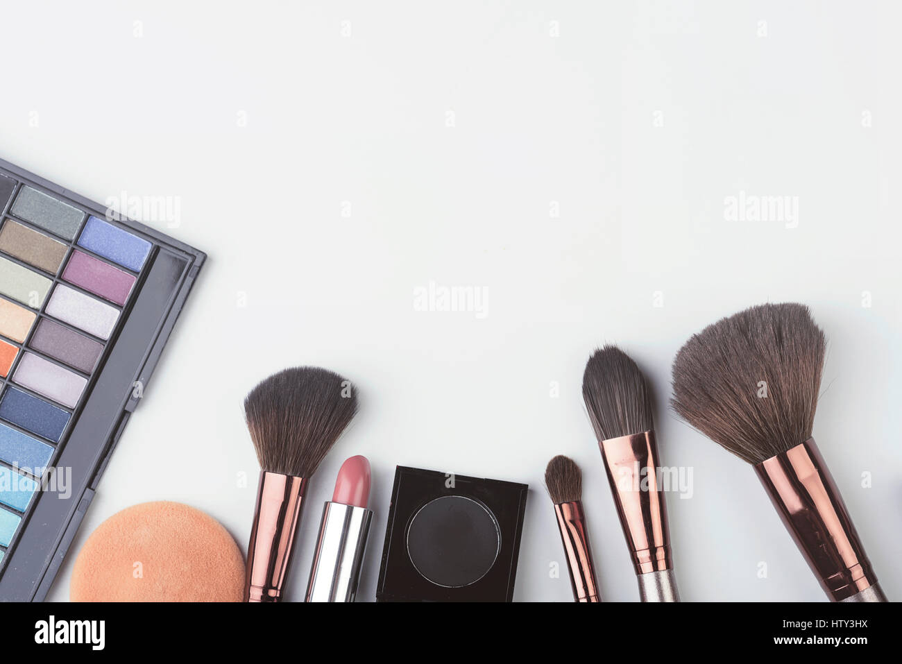 Make-up cosmetics isolated on white background Make-up cosmetics ...
