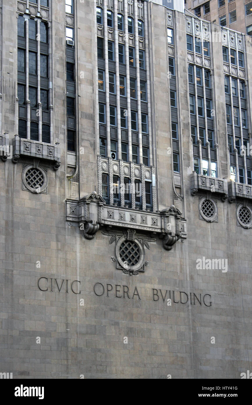 Civic opera bulding hi-res stock photography and images - Alamy