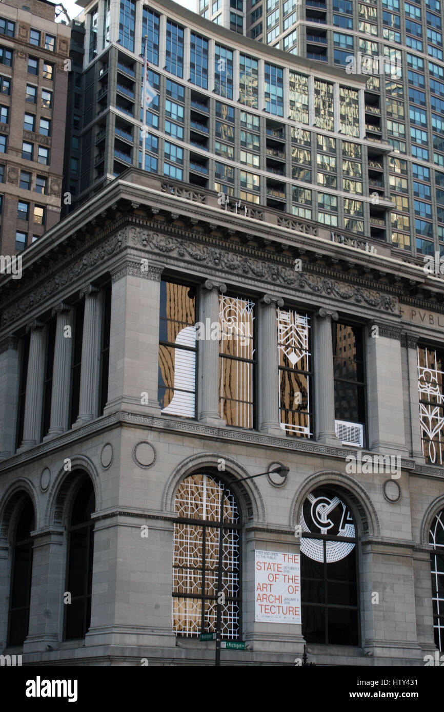 Chicago cultural center architecture hi-res stock photography and ...