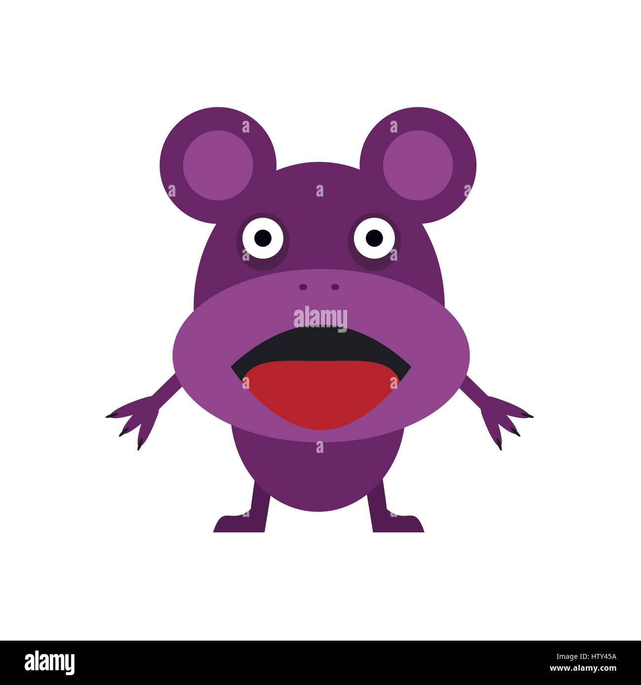 Purple rodent Stock Vector Images - Alamy