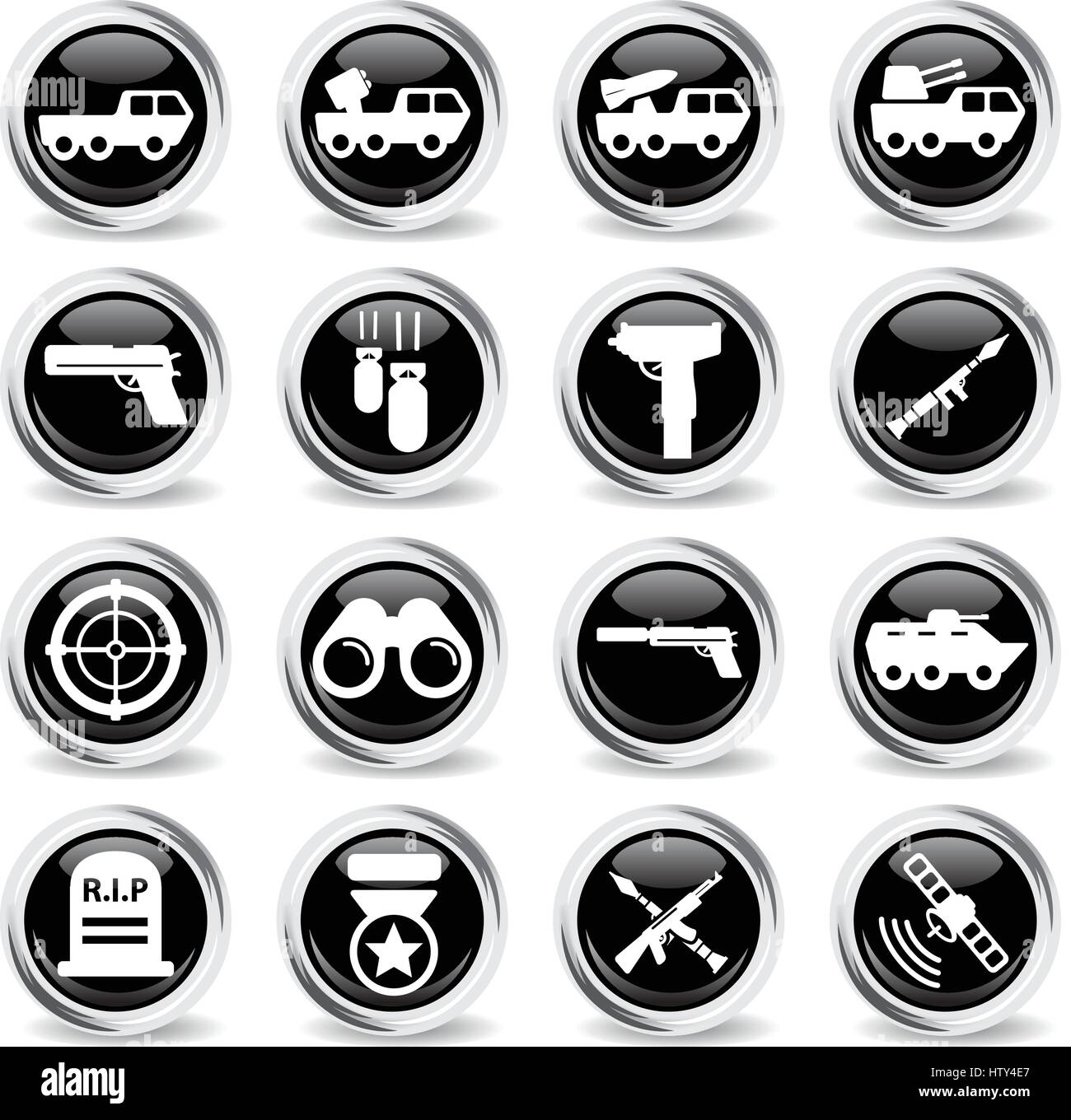 Military simply symbol for web icons and user interface Stock Vector ...