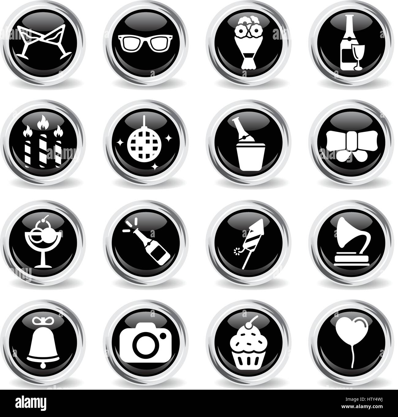 Party simply symbol for web icons and user interface Stock Vector Image ...