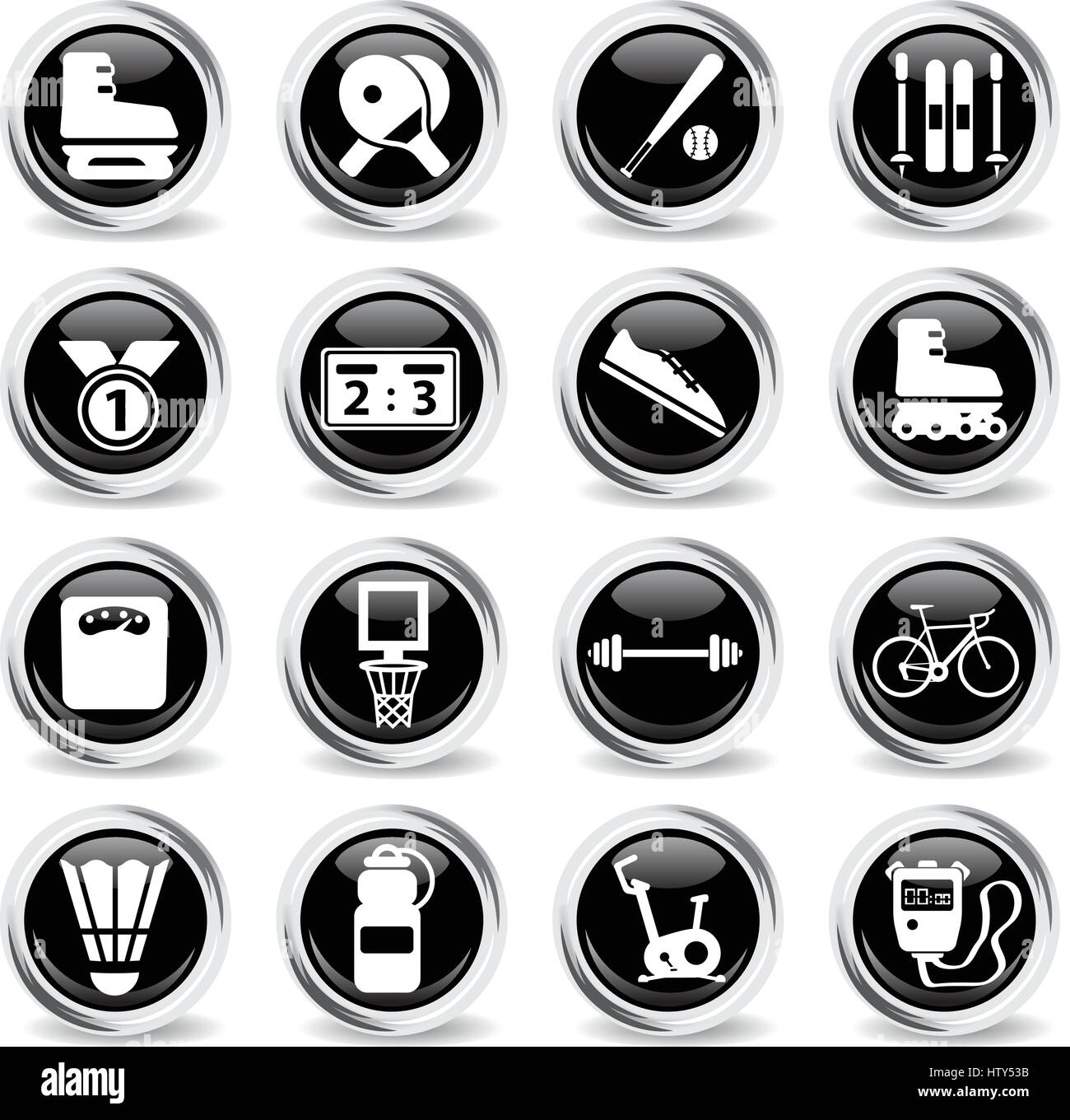 Sport simply symbol for web icons and user interface Stock Vector Image ...