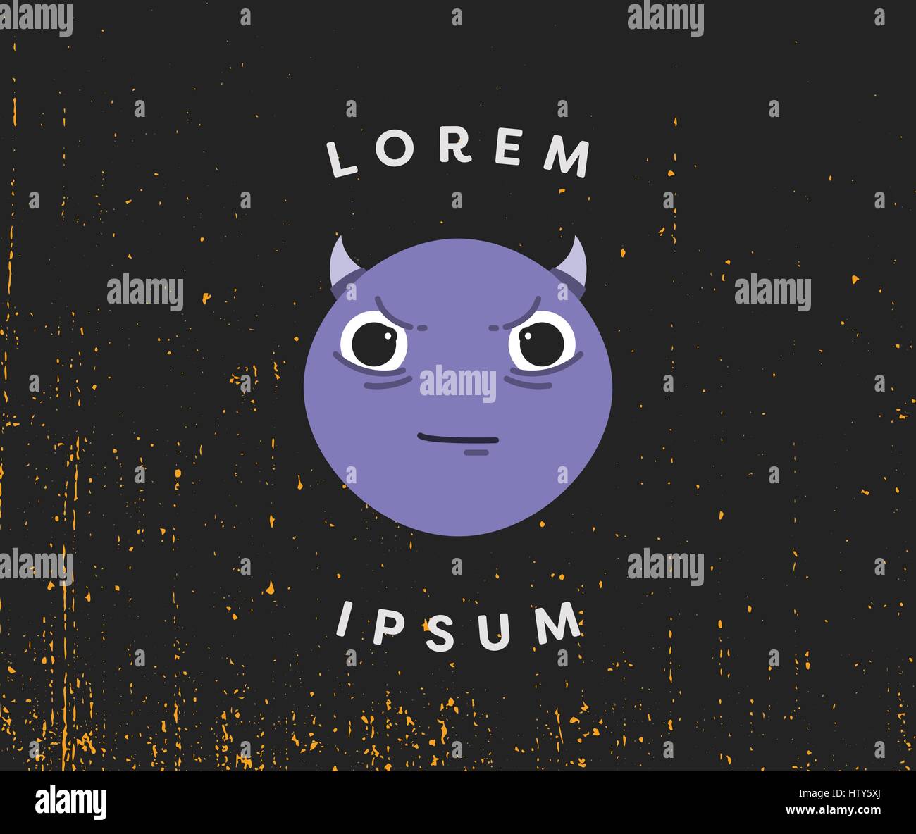 Devil emoji hi-res stock photography and images - Alamy