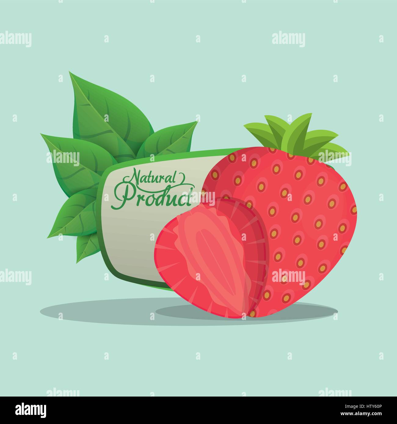 Vintage strawberry labels Stock Vector Images - Alamy