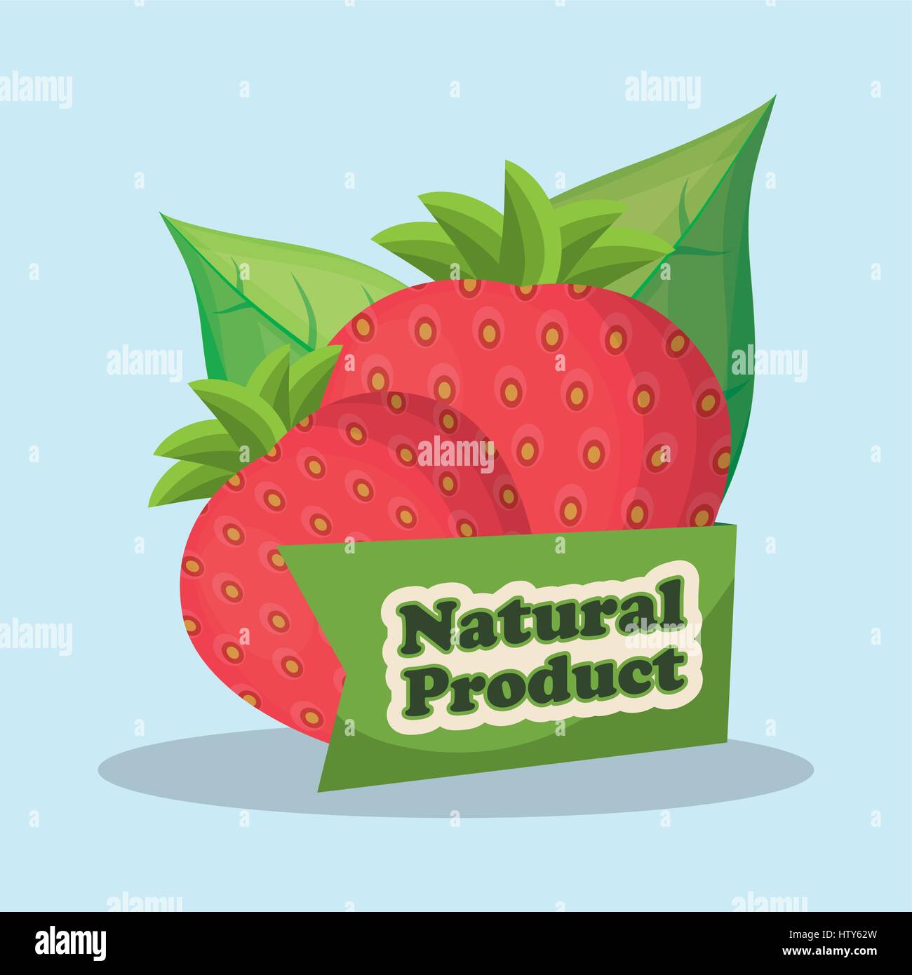 strawberry natural product market design Stock Vector Image & Art - Alamy