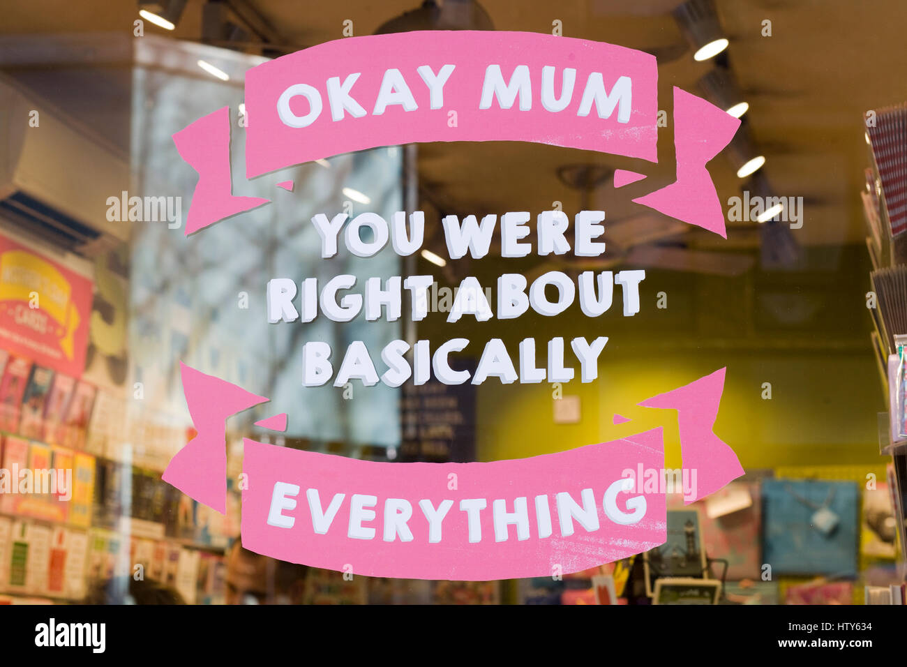 Mum letter logo hi-res stock photography and images - Alamy