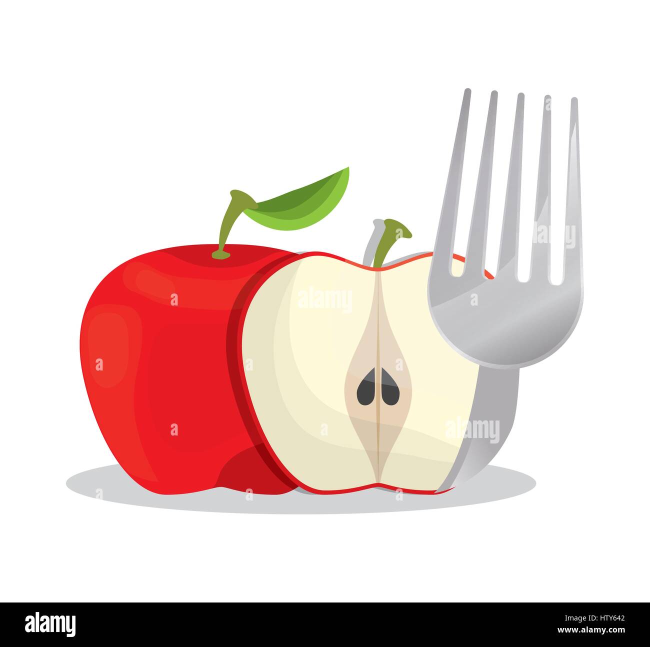 apple healthy food menu Stock Vector Image & Art - Alamy