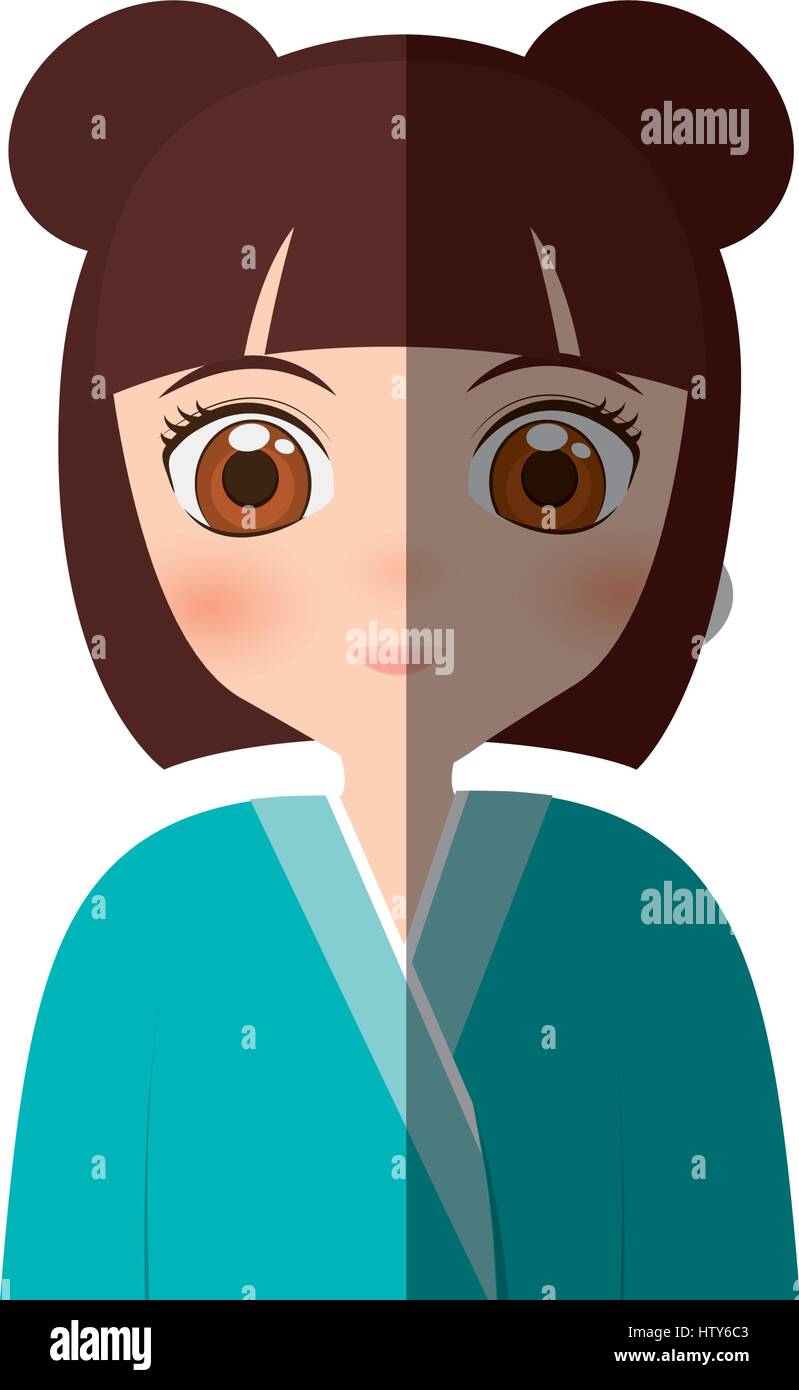 Anime painting Stock Vector Images - Alamy