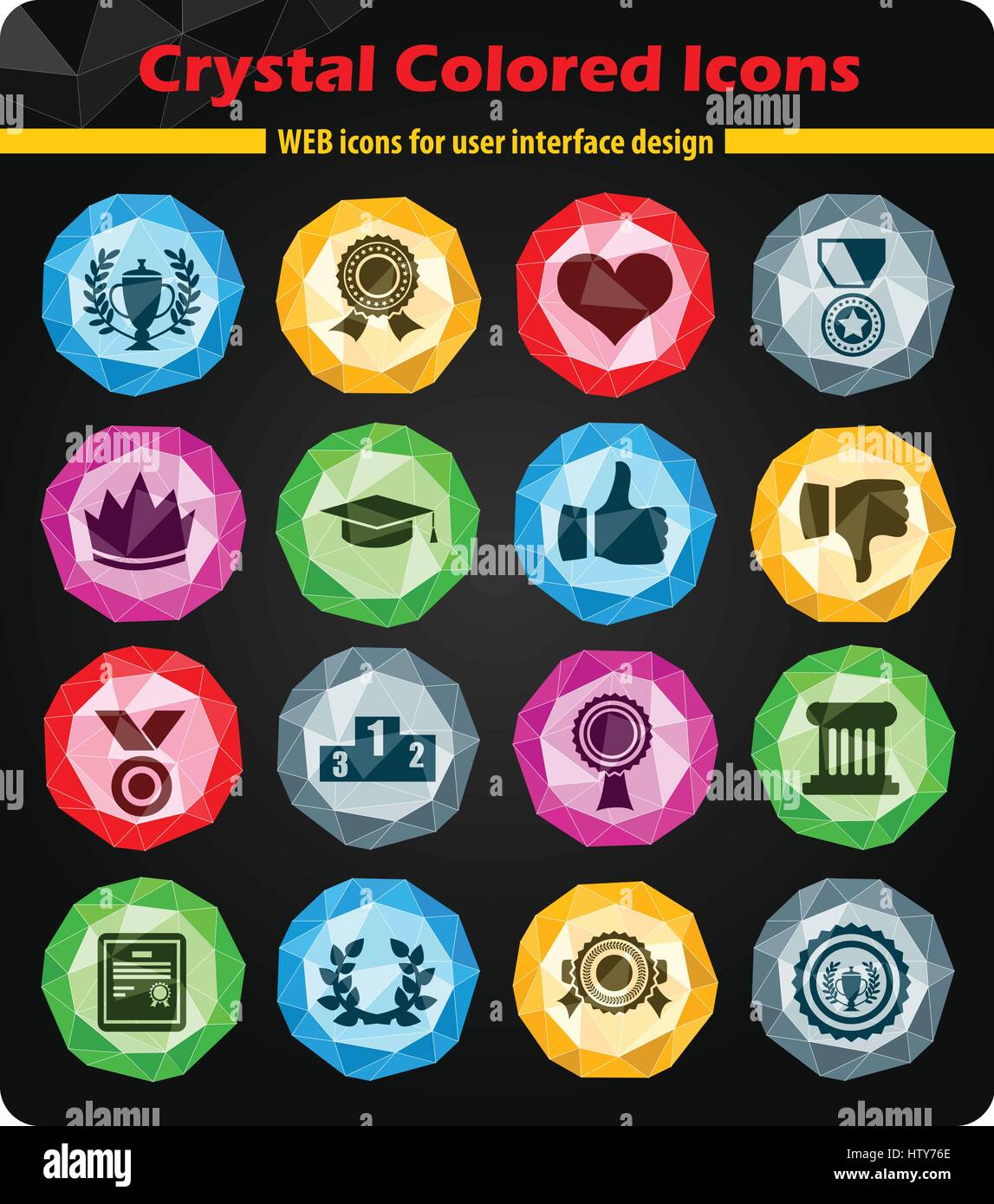 Trophy and prize symbol icon on white background vector illustration ...