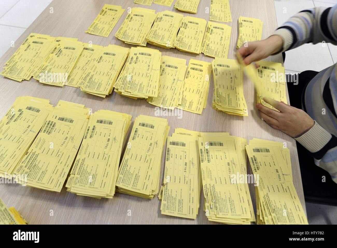 The central archive of Milan Municipality (Italy Stock Photo - Alamy