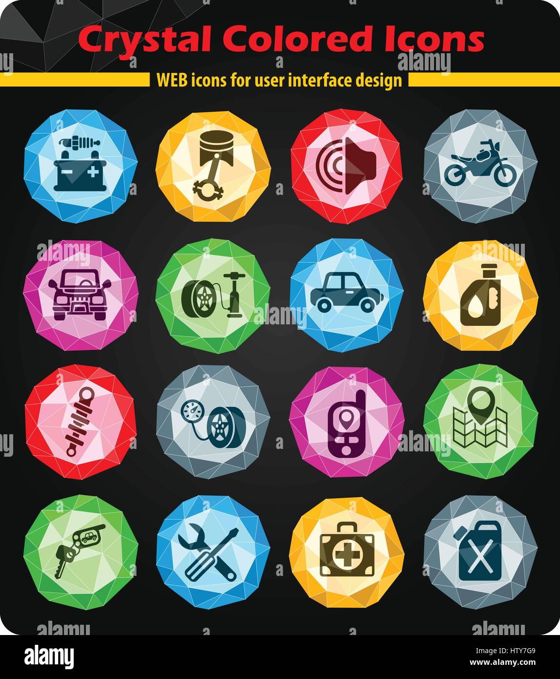 Car shop crystal color hi-res stock photography and images - Alamy