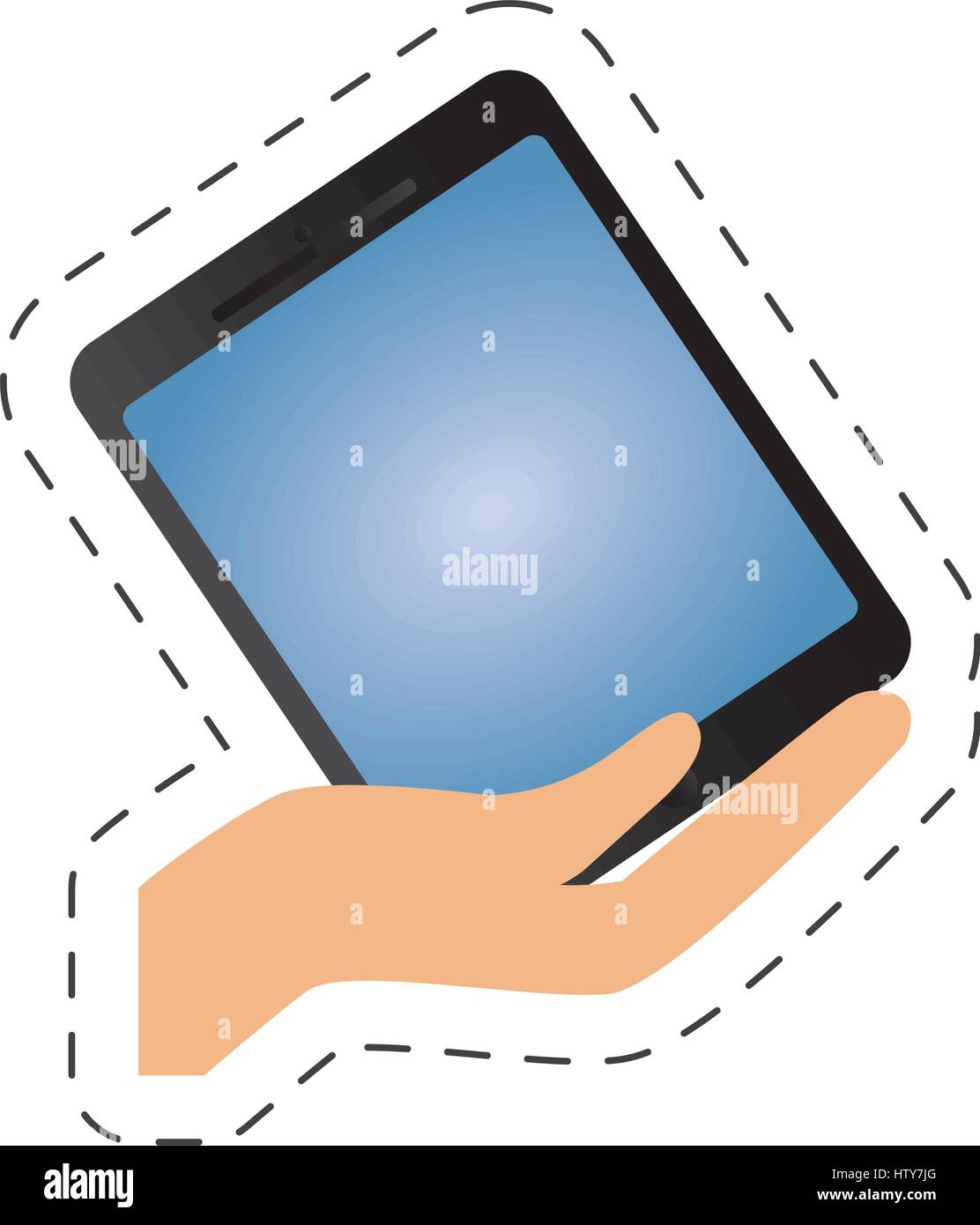 Black market on female hand Stock Vector Images - Alamy