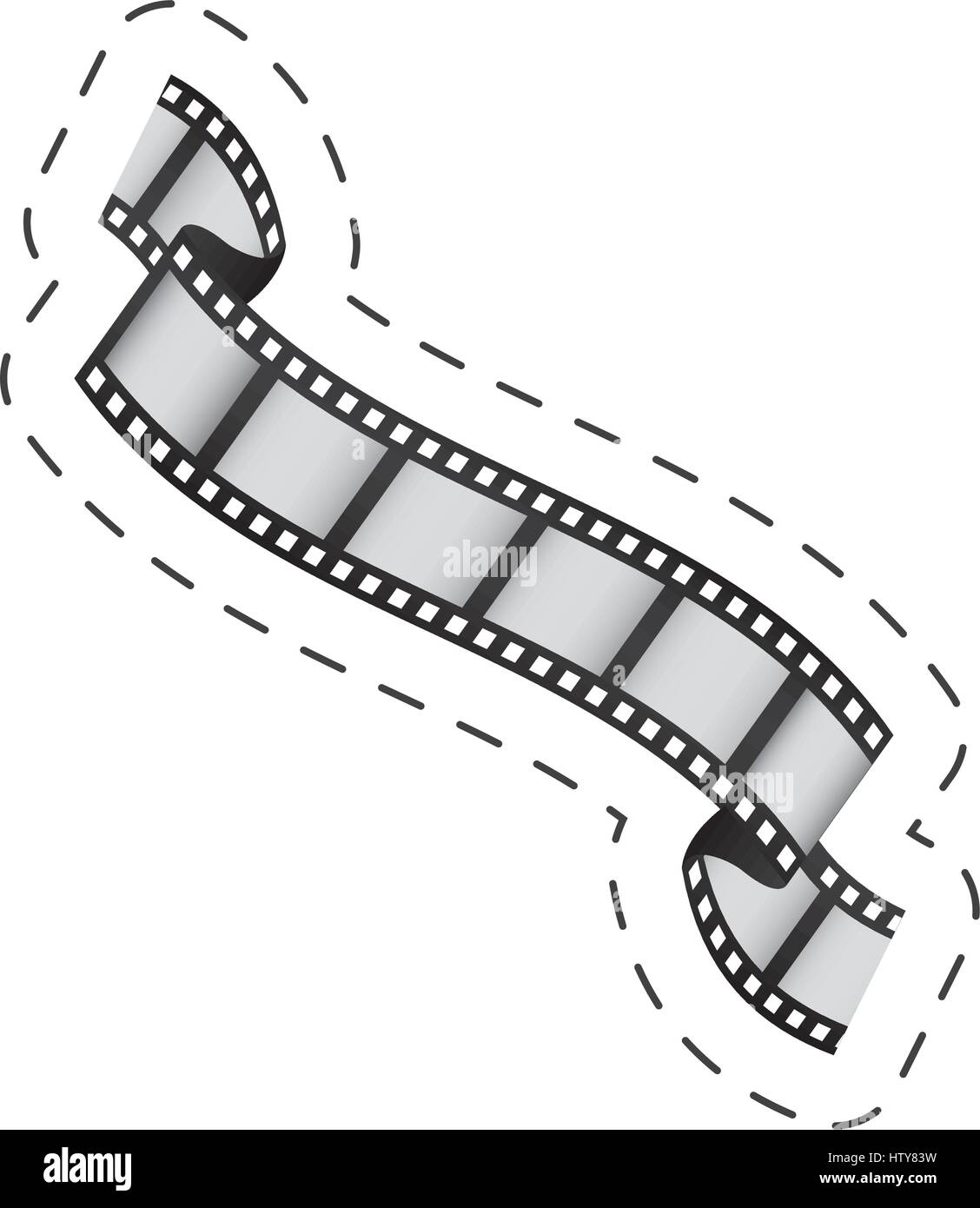 film strip roll movie image Stock Vector Image & Art - Alamy